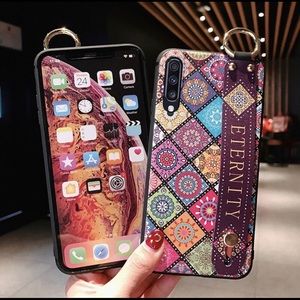 Amy Rey | Accessories | Boho Mania Cell Phone Case W Hand Strap O Ring ...